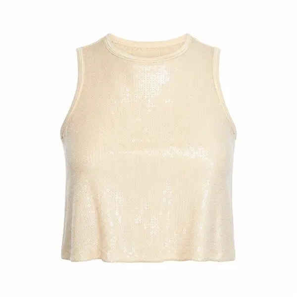 CHIARELLA Mosty Sequin Top