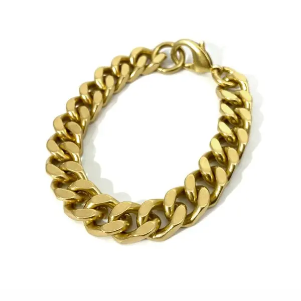 Rachel Nathan Thick Curb Slim Bracelet