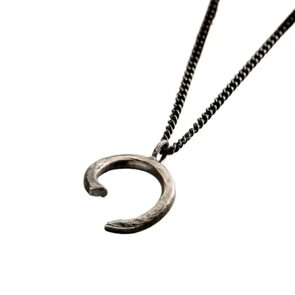 POSH TOTTY DESIGNS Oxidised Open Flow Pendant Necklace