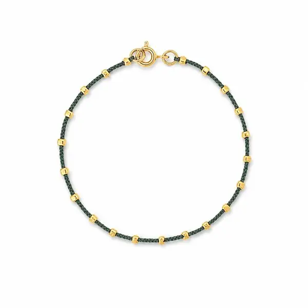 POUPETTENYC Pepitas Friendship Bracelet Army Green