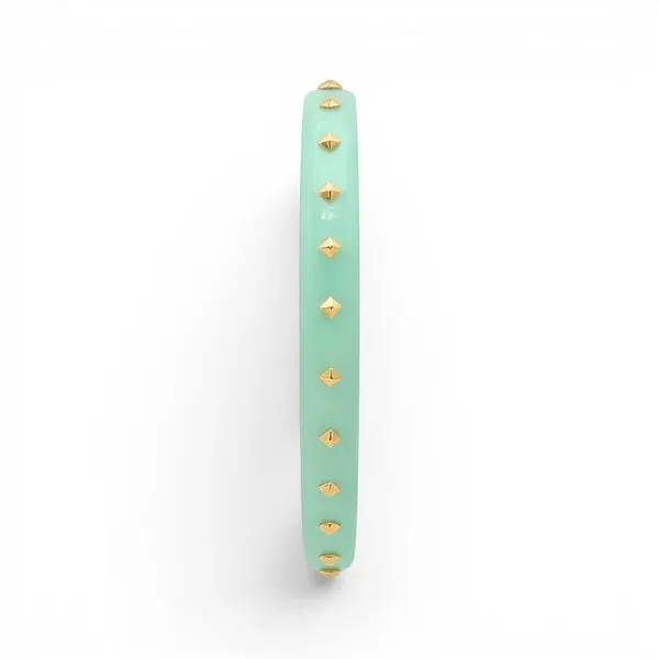MICHAEL NASH JEWELRY Clementine Jade Resin Studded Bangle