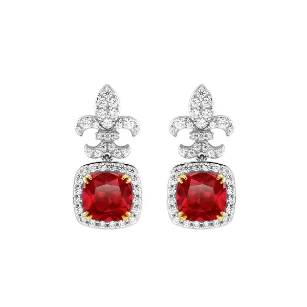 Arte Madrid Casa Real Fleur-de-lis Earrings