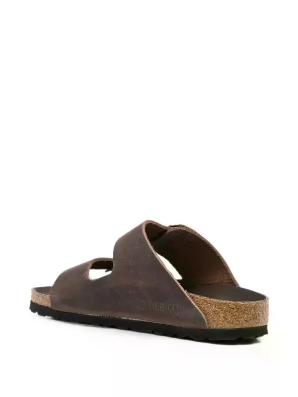 BIRKENSTOCK Arizona Double Strap Buckle Sandals - Brown