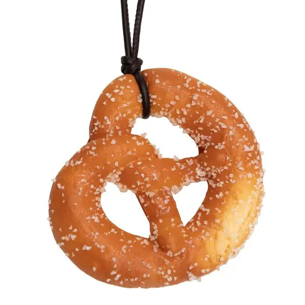 ABSURDE Bretzel Bag Charm - Brown
