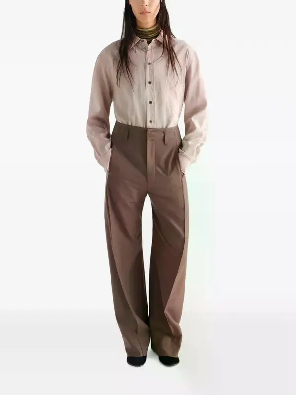 LEMAIRE Baggy Pants In Tropical Wool Blend