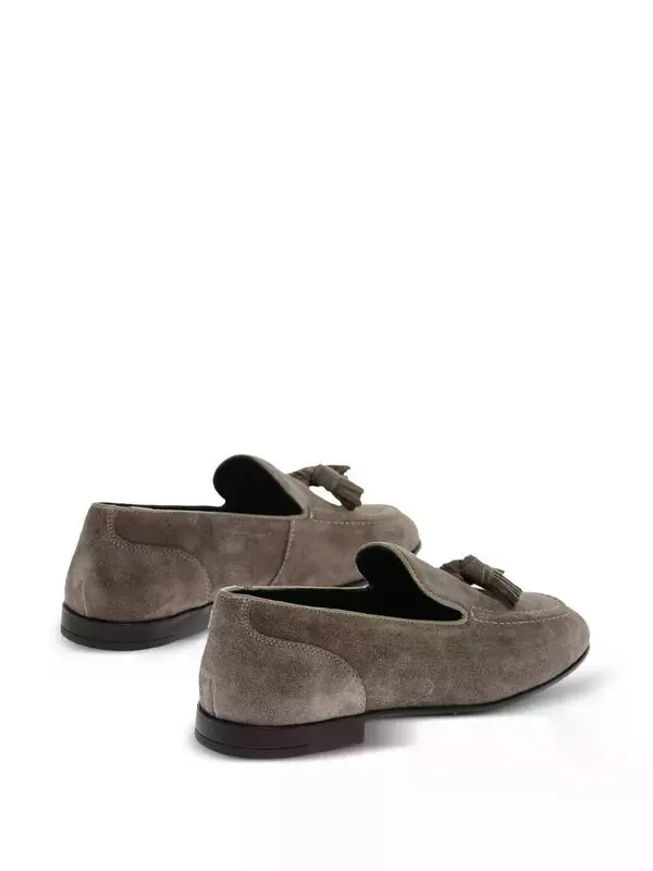 Corneliani Tassel-detail Suede Loafers
