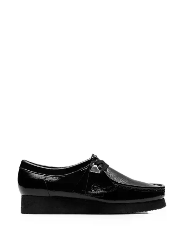 Clarks Wallabee Leather Loafers - Black