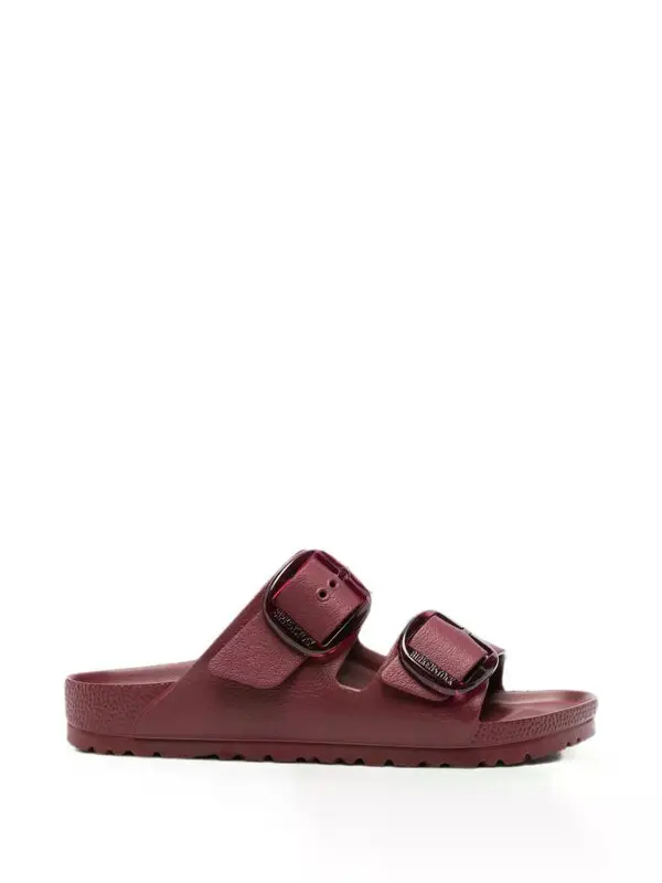 BIRKENSTOCK Arizona Buckle-fastening Slides - Red