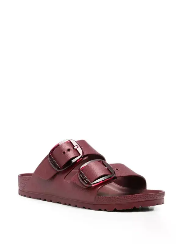 BIRKENSTOCK Arizona Buckle-fastening Slides - Red
