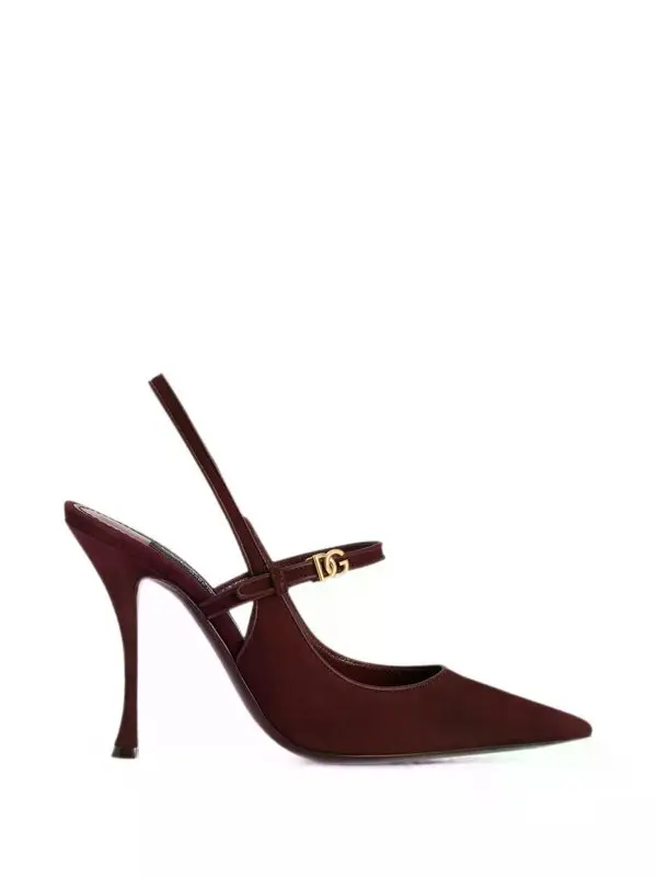 Dolce & Gabbana Suede Slingback Pumps
