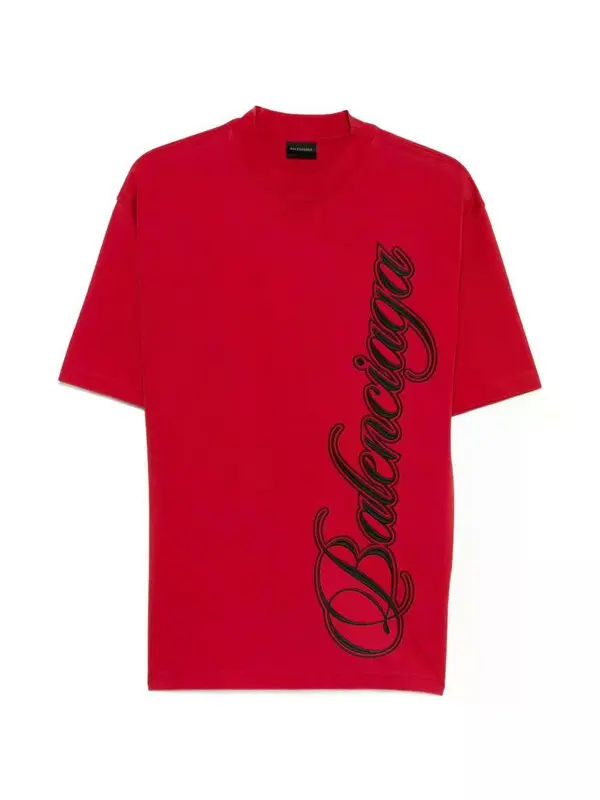 Balenciaga Logo T-shirt - Red