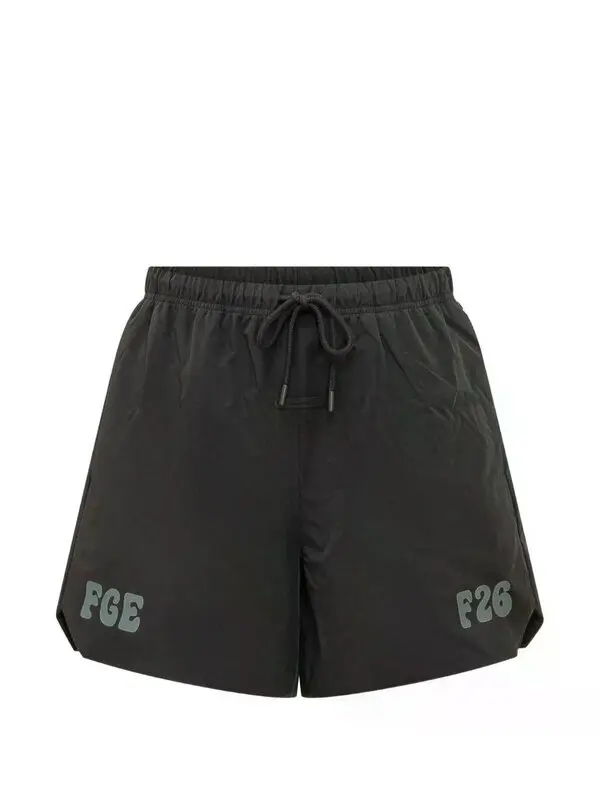 Fear Of God Polyester Gym Shorts With Puff-printed Branding