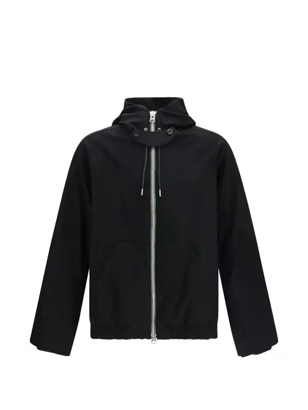 Sacai Long-sleeve Zip-up Hoodie