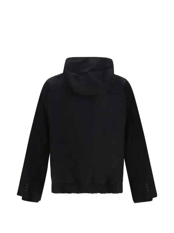 Sacai Long-sleeve Zip-up Hoodie