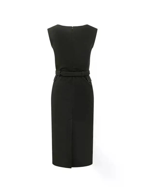 Pinko Belted Sleeveless Dress
