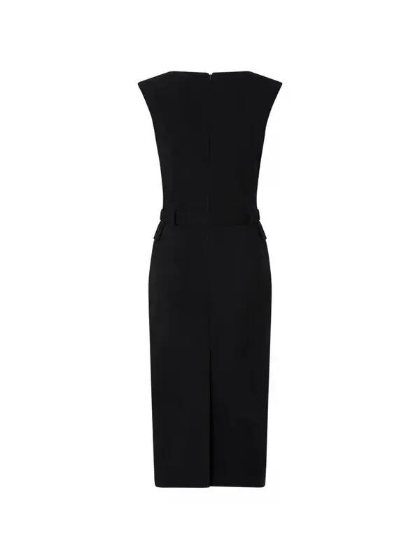 Pinko Belted Midi Sheath Dress