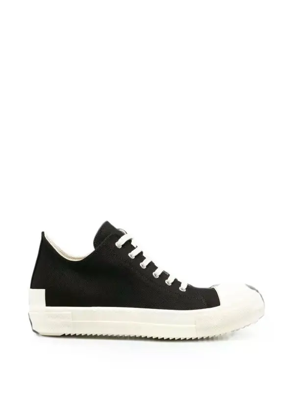 Rick Owens Low Sneaks Lace-up Sneakers - Black