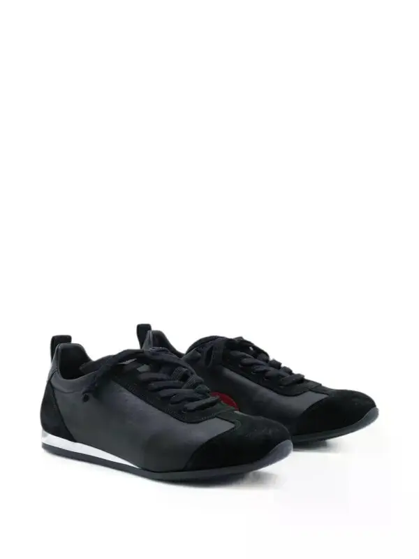 UMA WANG Suede-panelled Lace-up Sneakers