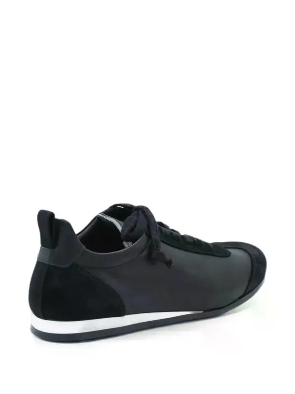 UMA WANG Suede Panelled Lace-up Sneakers