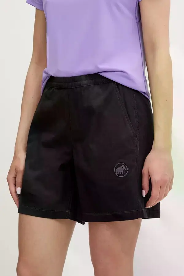 MAMMUT Logo Patch Elasticated Waist Shorts