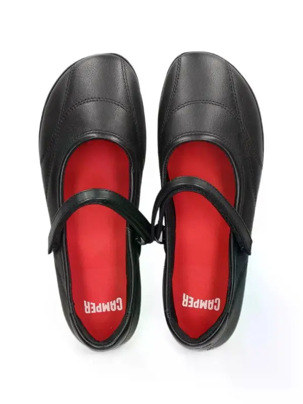 Camper Right Nina Touch-strap Ballet Flats