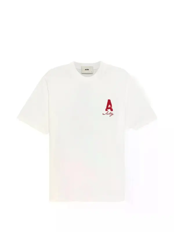 AUTRY Heritage T-shirt With Washed Effect - Neutrals