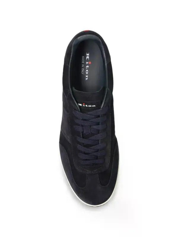Kiton Lace-up Leather Sneakers