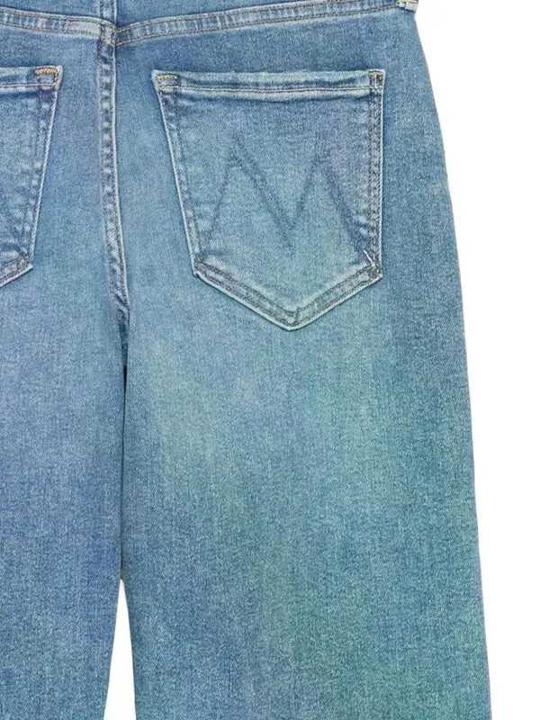 MOTHER Whiskered Faded-effect Jeans - Blue