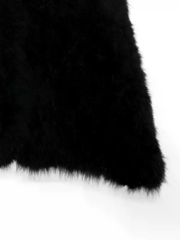 LISKA Marabou-feather Jacket