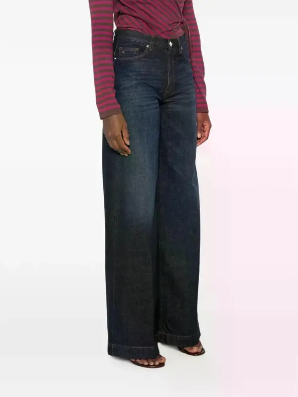NINE:INTHE:MORNING Nadia Wide-leg Jeans