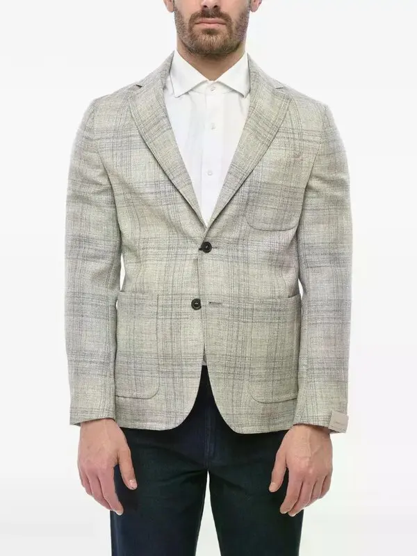Corneliani Circle Check-pattern Blazer