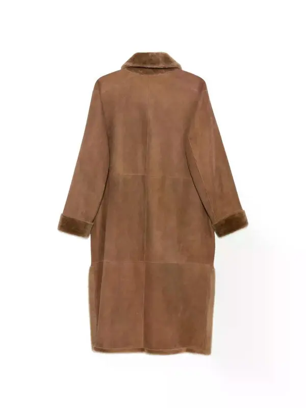 MANZONI 24 Long Sleeve Shearling Coat