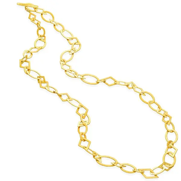 MYRTO KATRAMADOU JEWELLERY Harmony Matte Chain Necklace In 18k -plated Sterling Silver - Gold