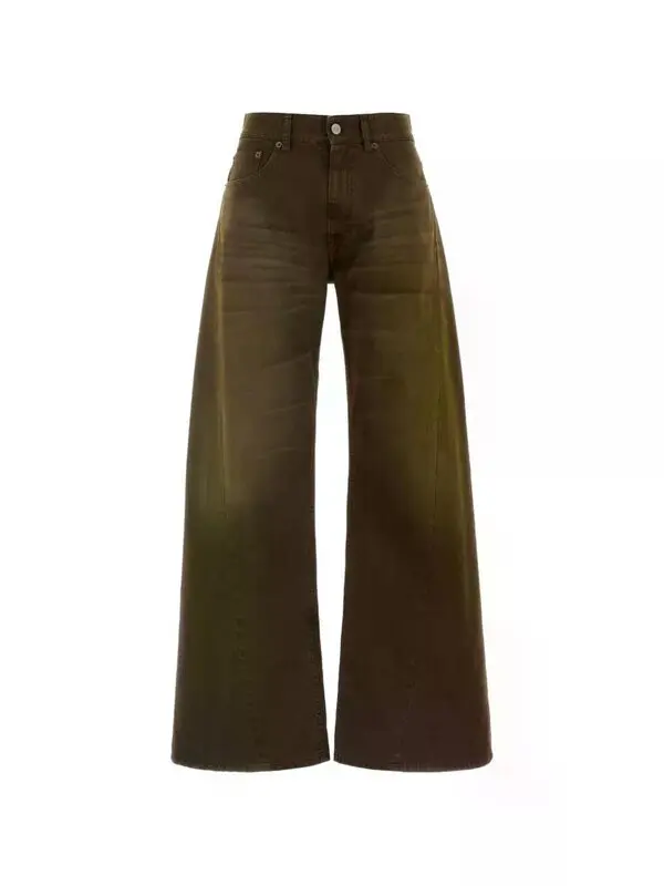 MAISON MARGIELA Faded Panelled Jeans - Brown
