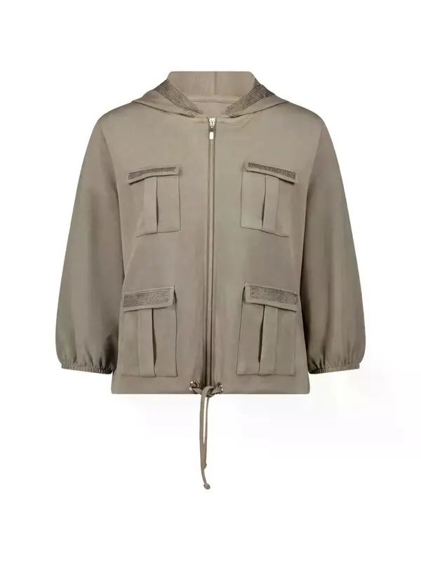 BETTY BARCLAY Sequin-embellished Drawstring Jacket
