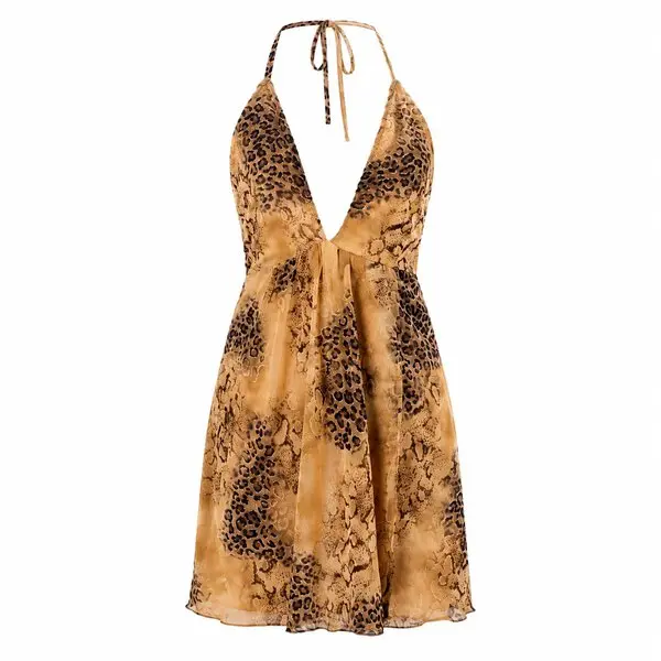 CHIARELLA Neutrals Annia Mini Dress