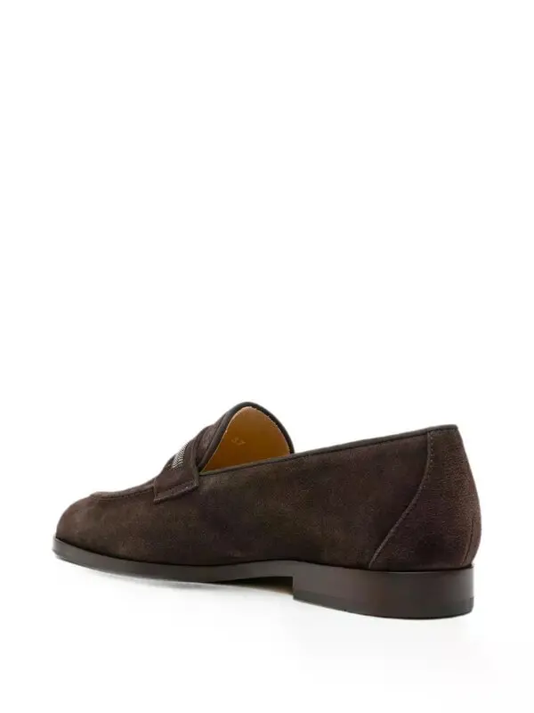 DOUCAL'S Eleanor Bead-embellished Loafers