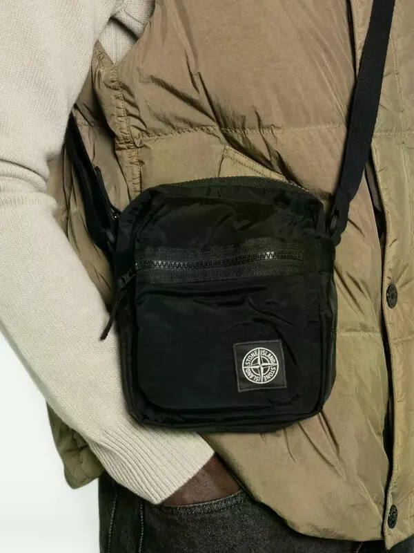 Stone Island Logo-patch Messenger Bag