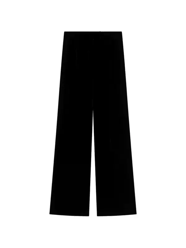 Valentino Garavani Textured Wide-leg Trousers