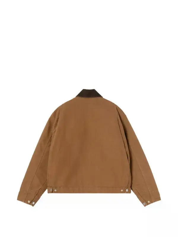 Carhartt Work In Progress Loose Fit Corduroy Collar Jacket - Brown