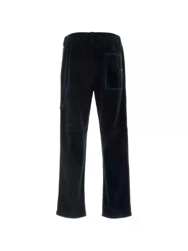 Stone Island 3100059 Organic-cotton Corduroy 800 Chino Pants - Blue