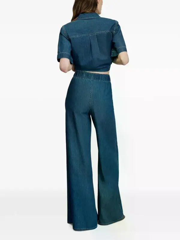 Veronica Beard Digby Wide-leg Jeans