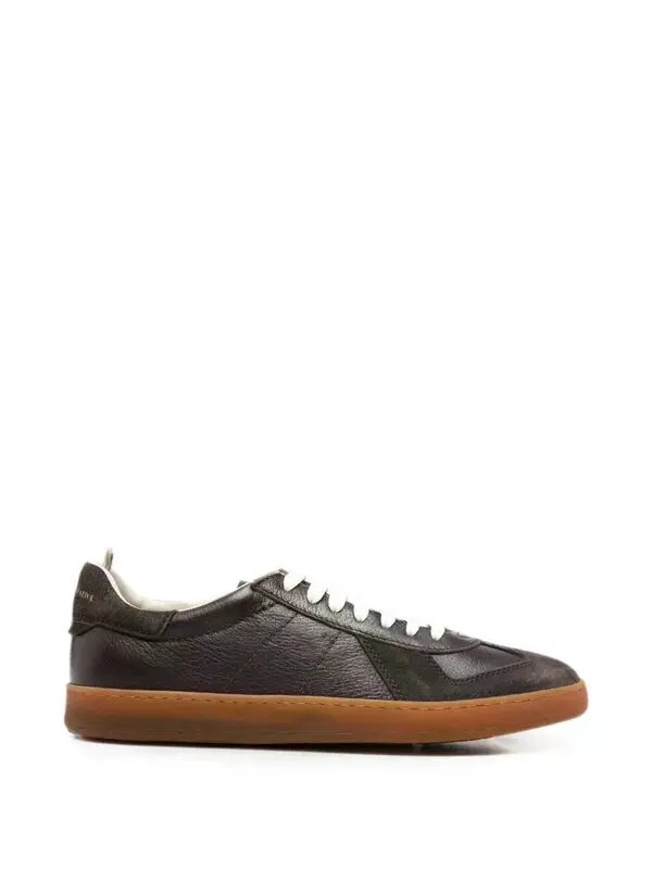 Officine Creative Militia Panelled Sneakers - Brown