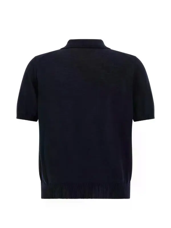 BOSS Lantoni Merino-wool Knit Polo With Johnny Collar
