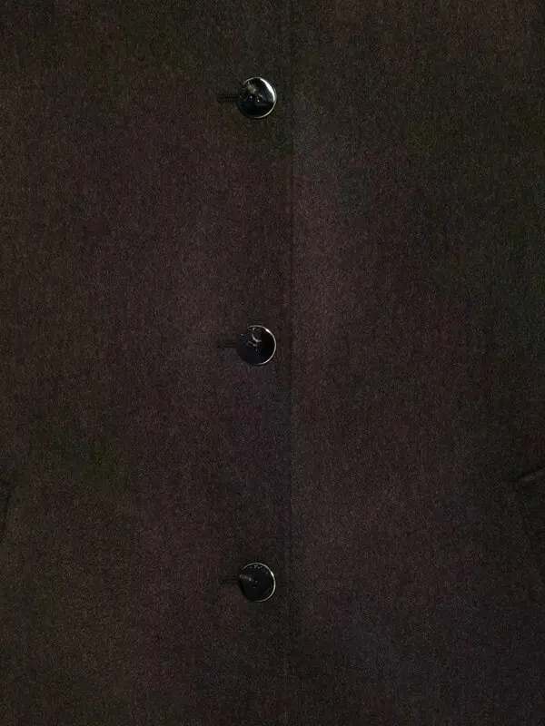 Agnona Single-breasted Collarless Coat