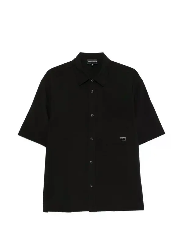 Emporio Armani Short-sleeve Shirt - Black