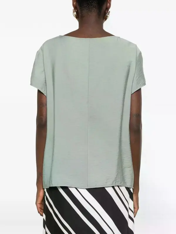 BETTY BARCLAY Textured Finish Round Neck Blouse