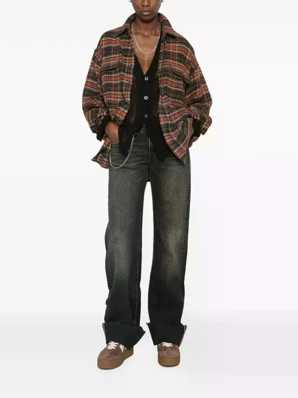 R13 Plaid Buttoned Shirt