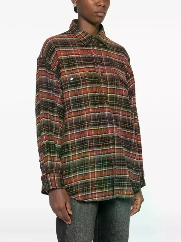 R13 Plaid Buttoned Shirt