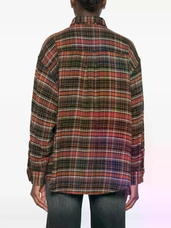R13 Plaid Buttoned Shirt